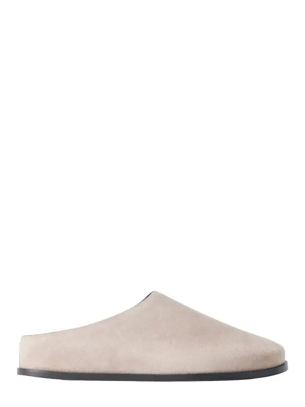 A.emery Lou Suede Clogs - Neutrals