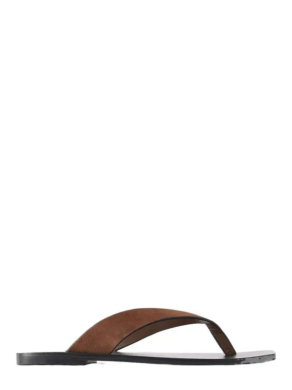 A.emery Kinto Suede Thong Sandals - Brown