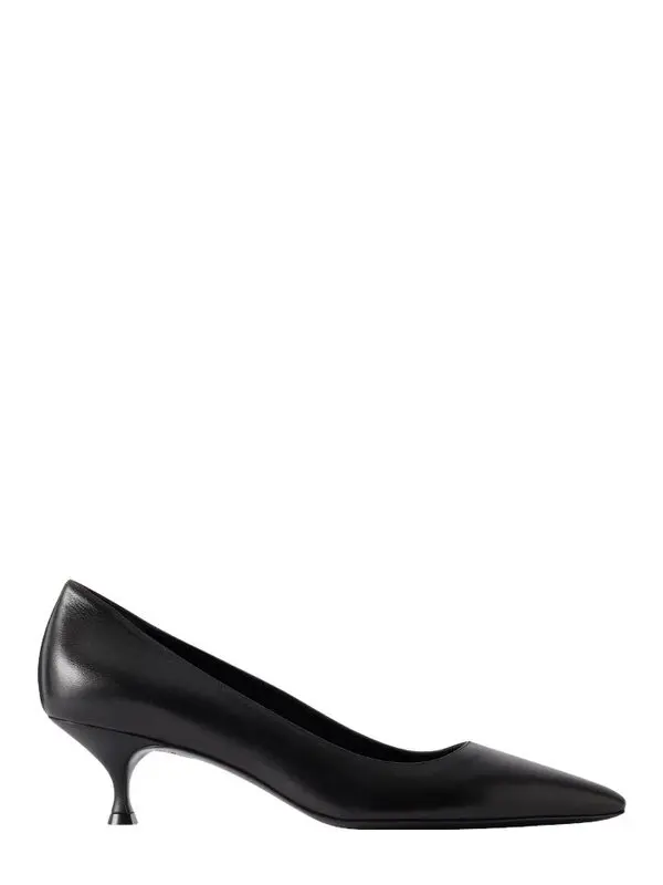 HERBERT LEVINE Pump Du Jour 50' Leather Pumps - Black