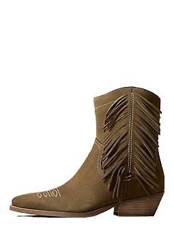 BOS & CO Rudy Water-resistant Suede Boots - Olive