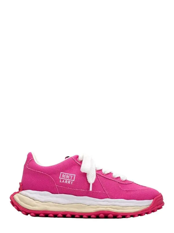 Mihara Yasuhiro Larry Og Sole Canvas Low Top Sneakers - Pink