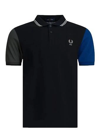 Comme Des Garçons X Fred Perry Buttondown Polo Shirt - Black