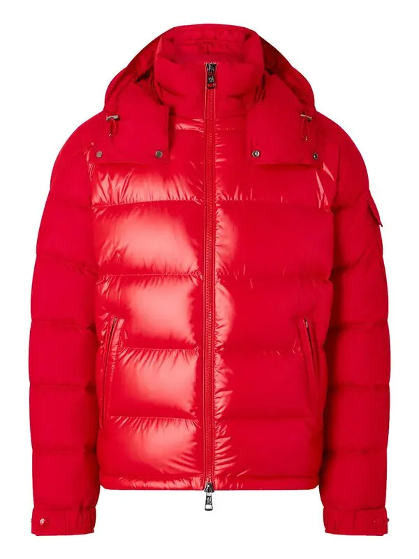 Moncler Maya Quilted Shell Down Jacket - Red