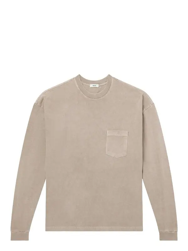 AGOLDE Lucan Cotton-jersey T-shirt - Brown