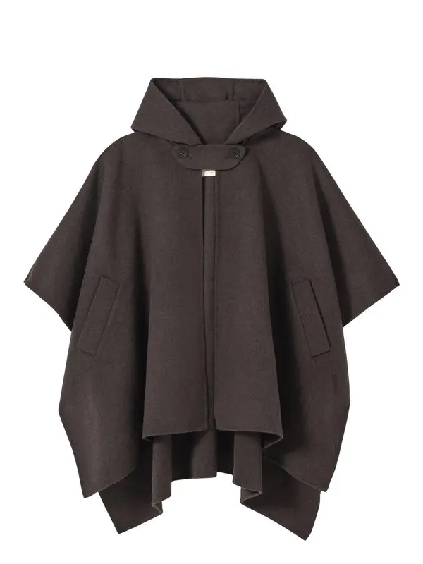 Johnstons Of Elgin Cashmere Cape - Grey