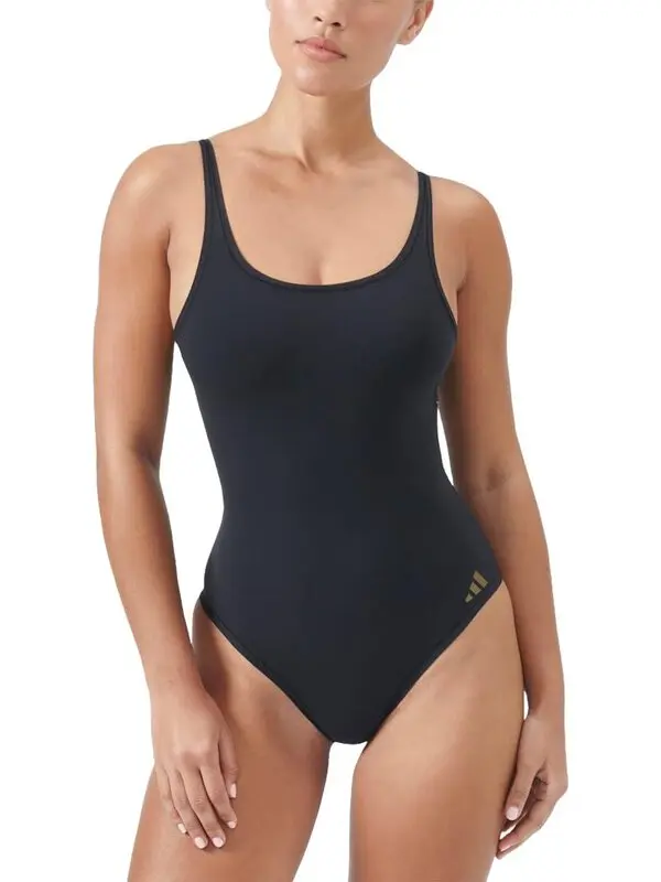 Adidas Active Micro Body Fit Scoop Neck Bodysuit Underwear - Black