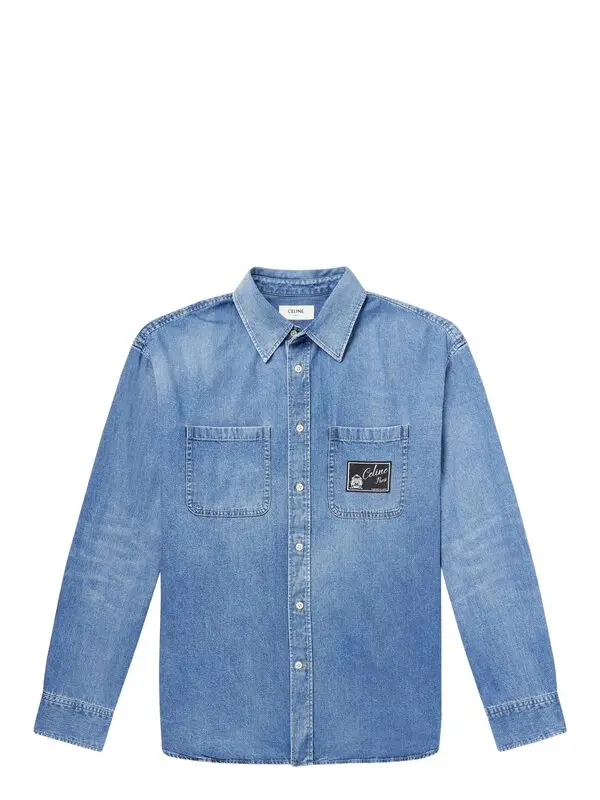 Celine Denim Shirt - Blue