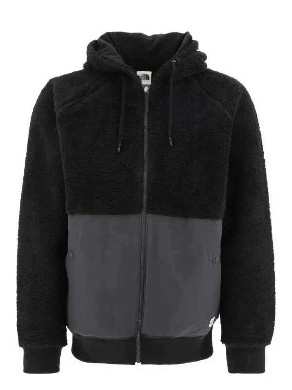 The North Face Zip-up Hooded Coat - Black