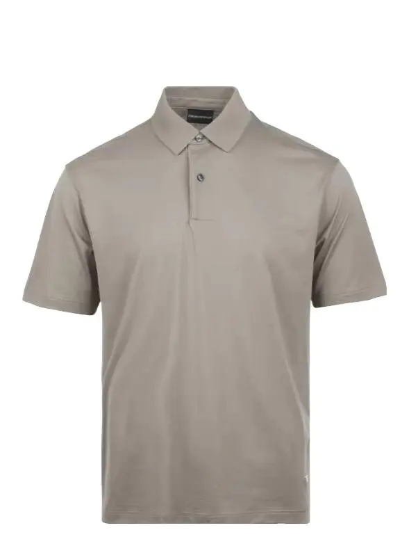 Emporio Armani Short-sleeved Polo Shirt - Gray