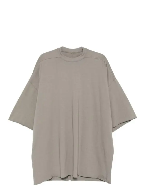 Rick Owens Raw-edge T-shirt - Gray