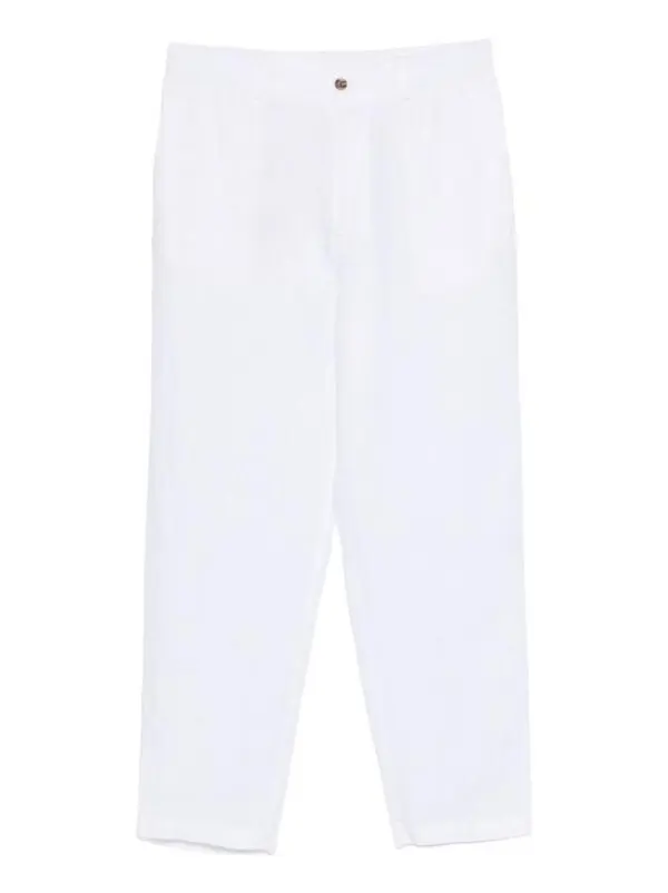 ECOALF Ethiwin Button Trousers - White