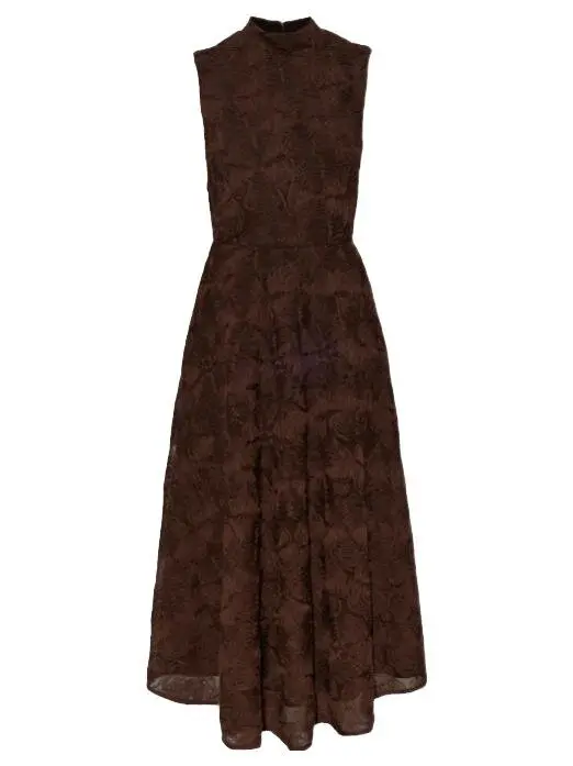 ROTATE BY BIRGER CHRISTENSEN Sleeveless Dress - Brown