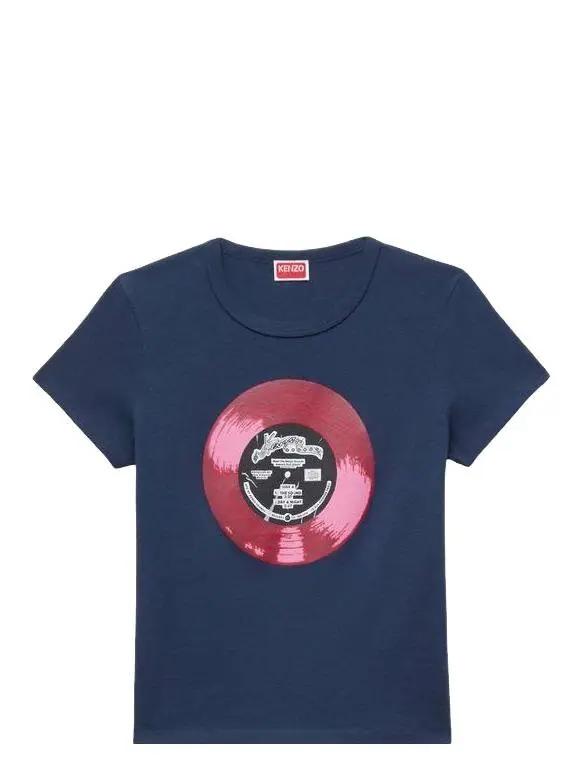 Kenzo Sounds' T-shirt In Cotton - Blue-black