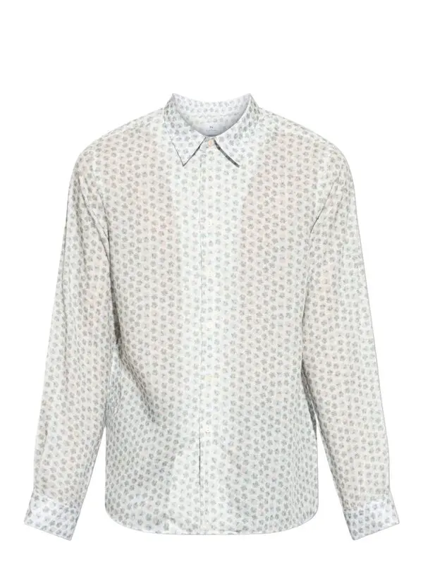 Paul Smith Micro Floral Print Shirt - Multi-color