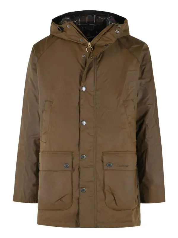 Barbour Bedale Waxed Cotton Parka - Brown