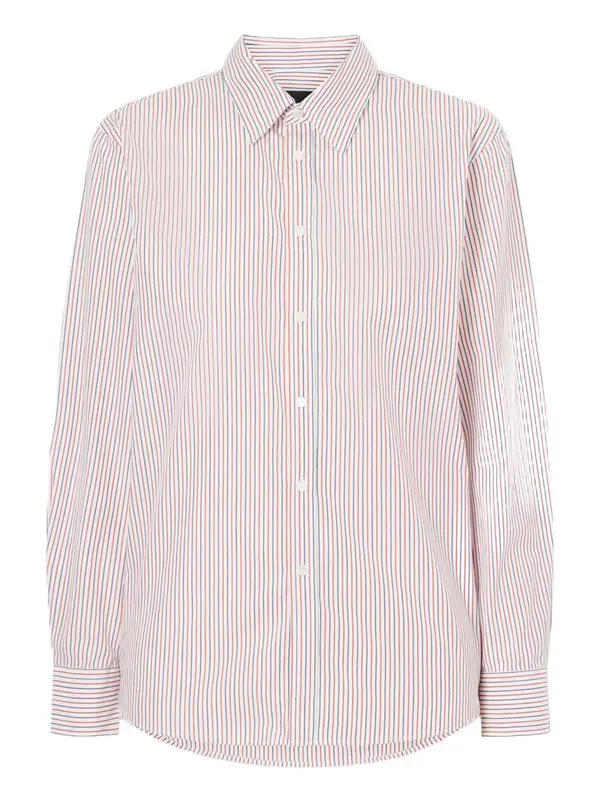 NILI LOTAN Striped Cotton Shirt - No