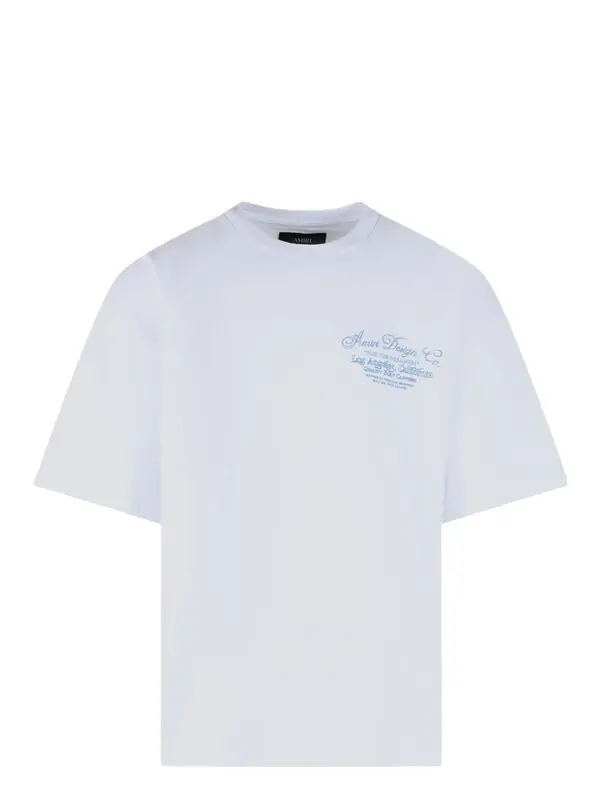 Amiri Dreamers Slogan Printed Crewneck T-shirt - White