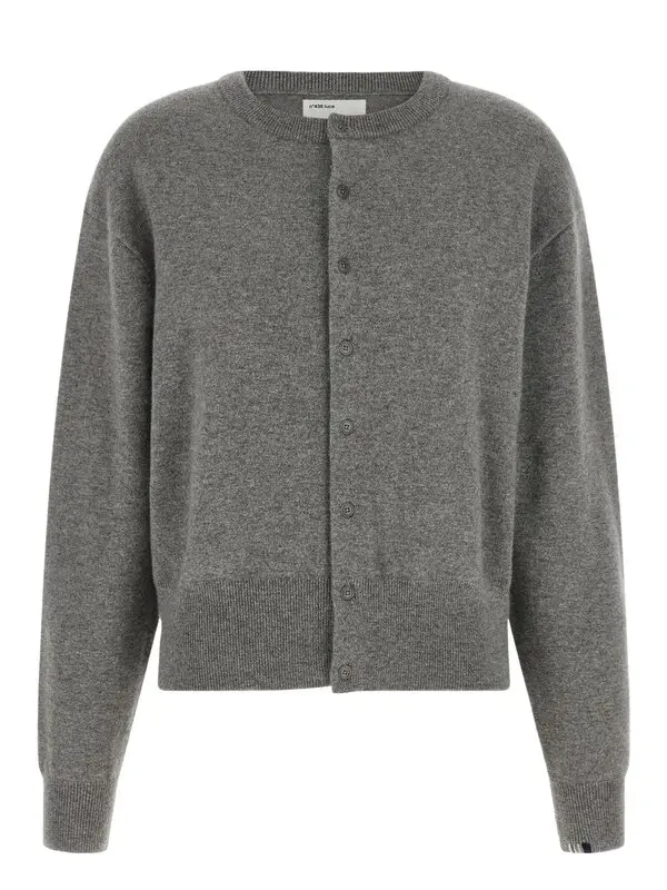 Extreme Cashmere Luce Crewneck Cardigan - Gray