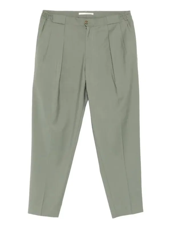 BRIGLIA 1949 Casual Trousers With Belt Loops - Gray