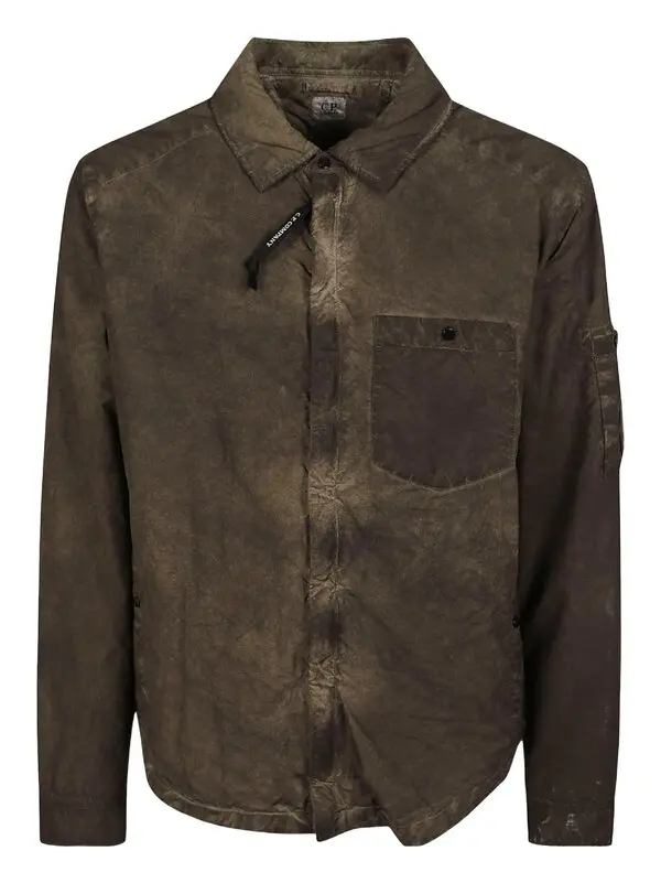 C.P. COMPANY Padded Overshirt - Brown