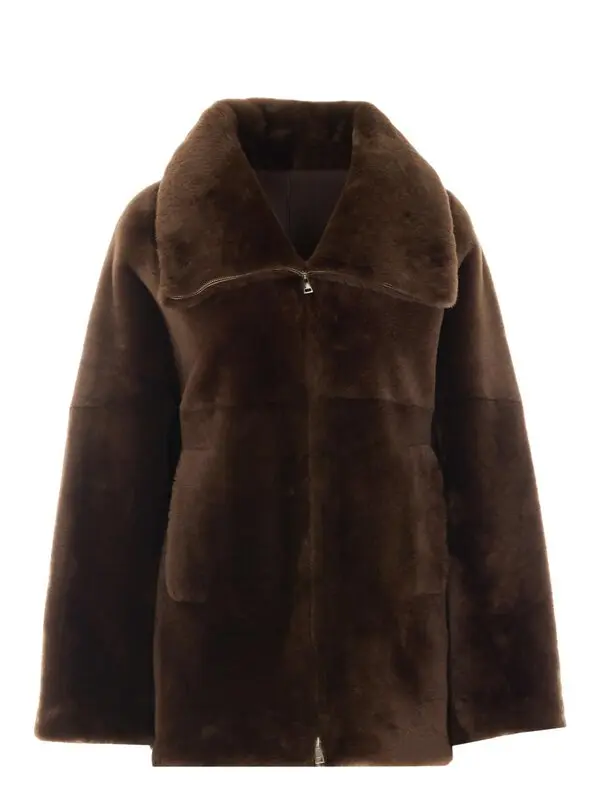 BLANCHA Fur Zip-front Jacket - No
