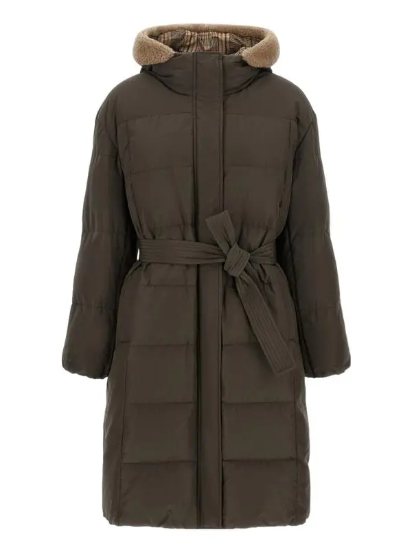 Brunello Cucinelli Boudin Quilted Down Jacket - Green