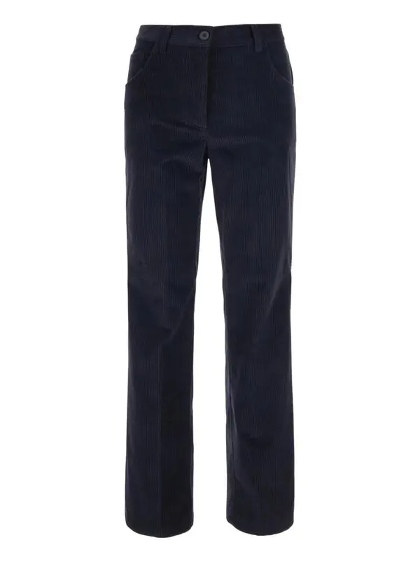 SEMICOUTURE Straight Leg Trousers - Blue