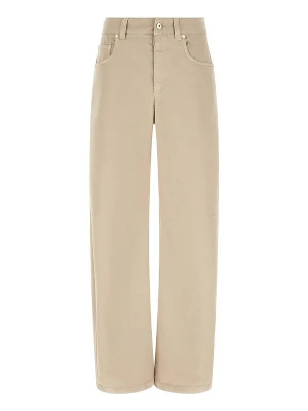 Brunello Cucinelli Multi-pocket Jeans - Beige