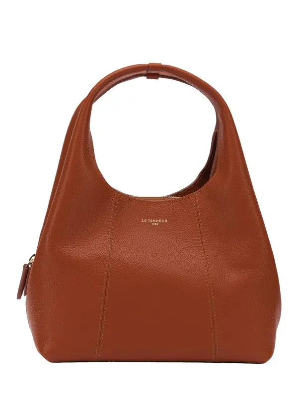 LE TANNEUR Curved Handle Tote Bag - Orange