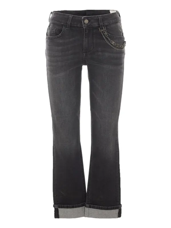 Liu Jo Monroe Straight-leg Jeans - Black