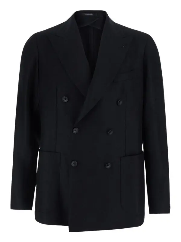 Tagliatore Monte Carlo Double-breasted Jacket - Black