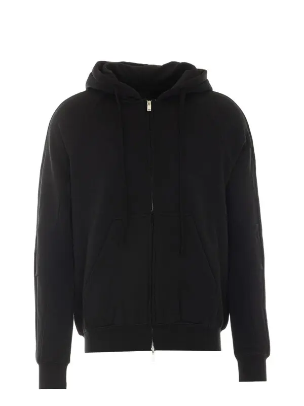 THOM KROM Zip-up Hoodie - Black