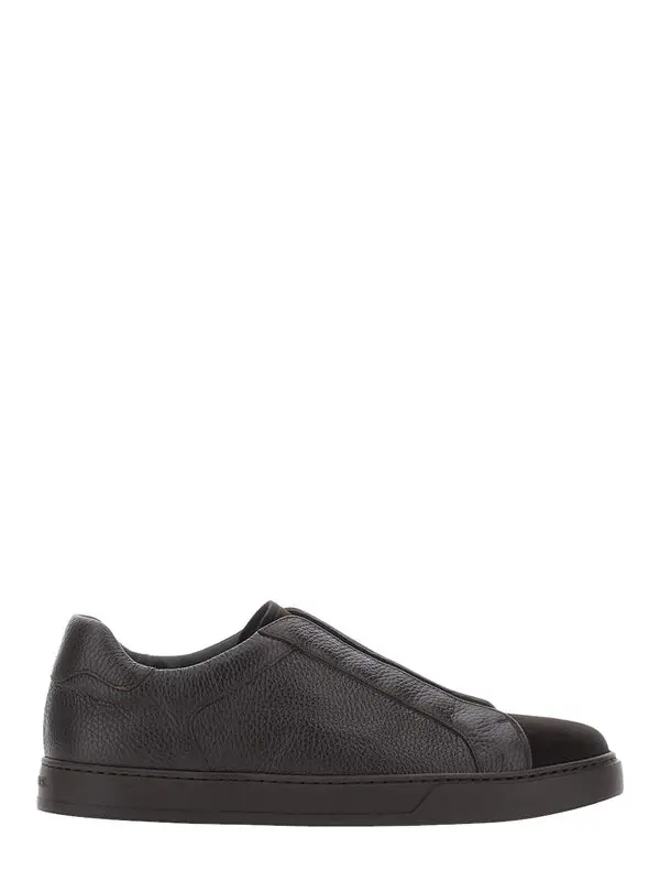 DOUCAL'S Spencer Slip-on Low-top Sneakers - Brown
