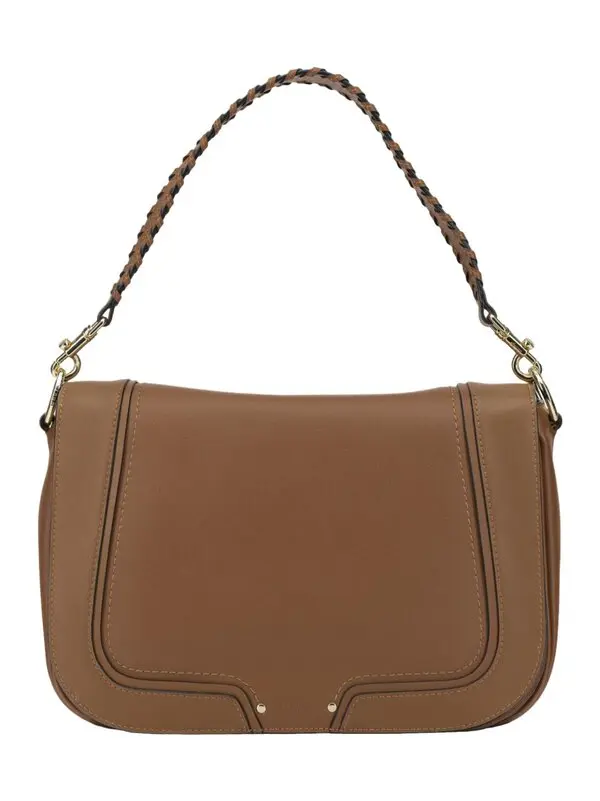 LE TANNEUR Braided-handle Shoulder Bag - Brown