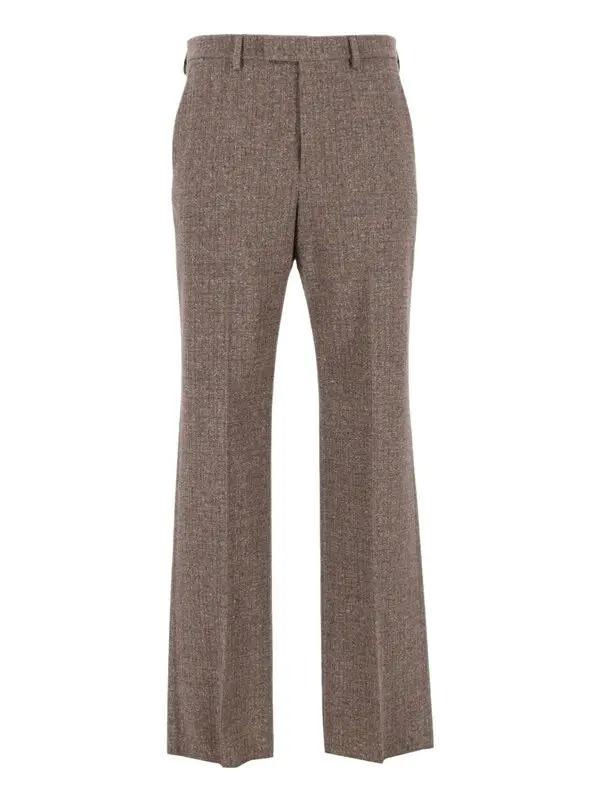 Valentino Garavani Pleated Tailored Straight Leg Pants - No