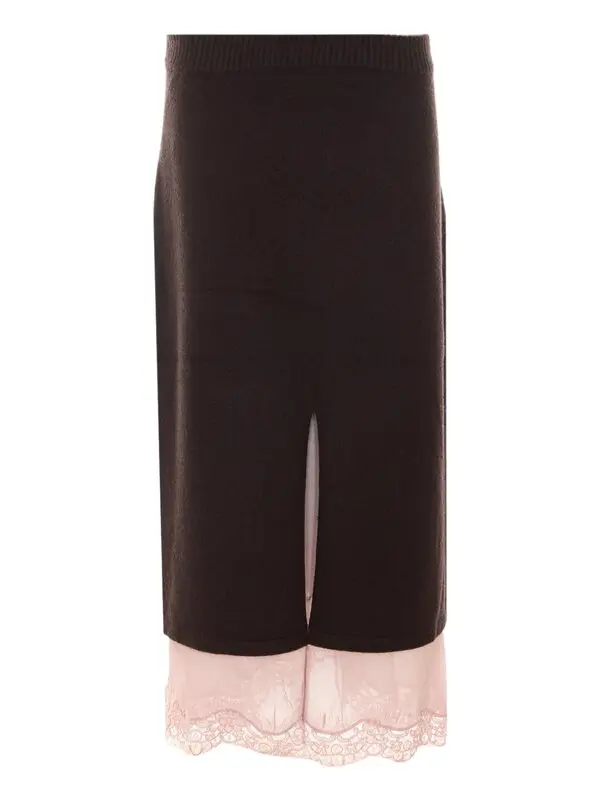 Pinko Elastic-waist Skirt - Black