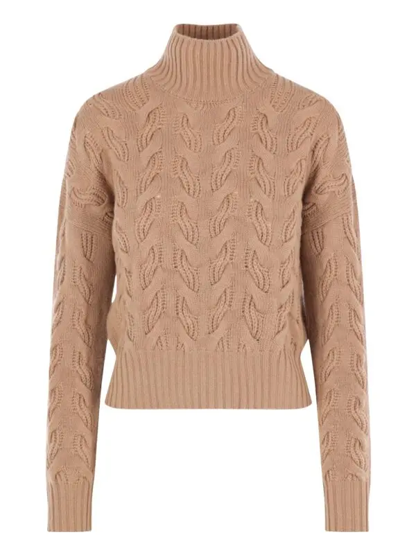 Max Mara Mstcosmo Turtleneck Knitted Jumper - No