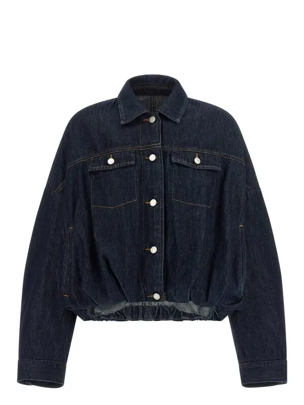 Dries Van Noten Denim Cocoon Jacket - Indigo