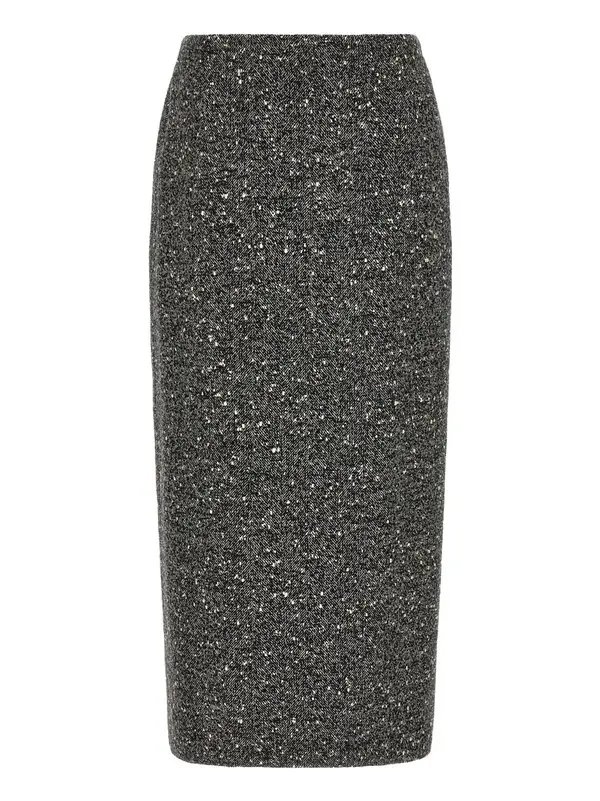 Valentino Garavani Zippered Skirt - White/black