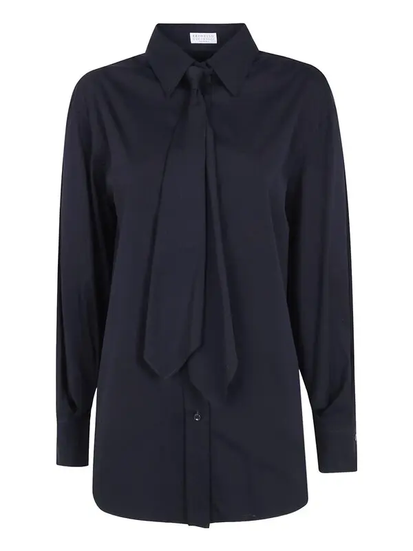 Brunello Cucinelli Long-sleeved Shirt - Black