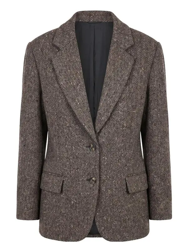 Brunello Cucinelli Long-sleeve Blazer - Black