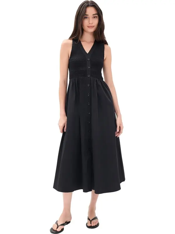 LA LIGNE Maeva Midi Dress - Black