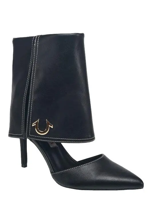 True Religion Foldover Cuff Heel - Black