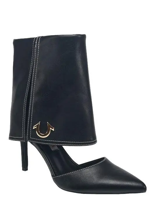True Religion Foldover Cuff Heel - Black