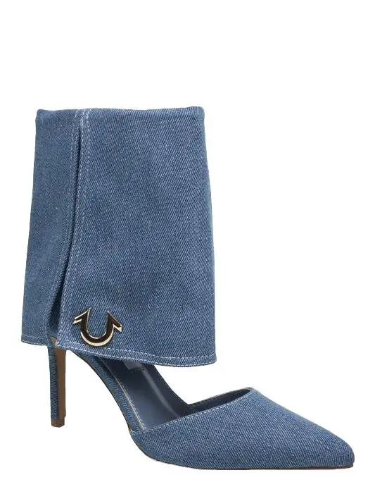 True Religion Foldover Cuff Heel - Denim