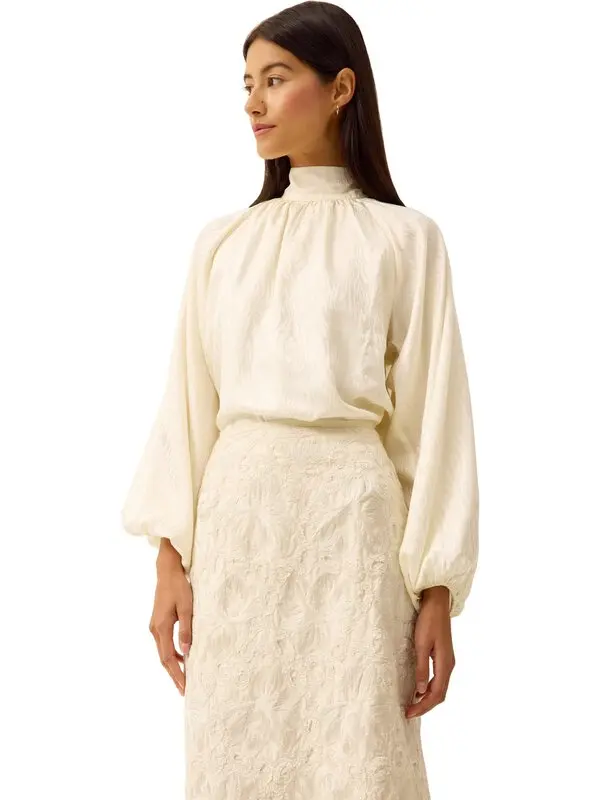 MARIE OLIVER Oryan Blouse - Ivory