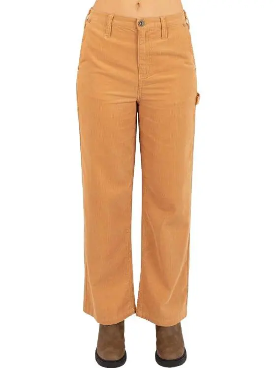 Hurley Generation Corduroy Straight Leg Pants - Tan