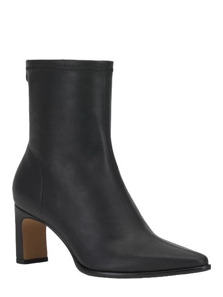 Vince Camuto Julea Pointed Toe Block Heel Bootie - Black
