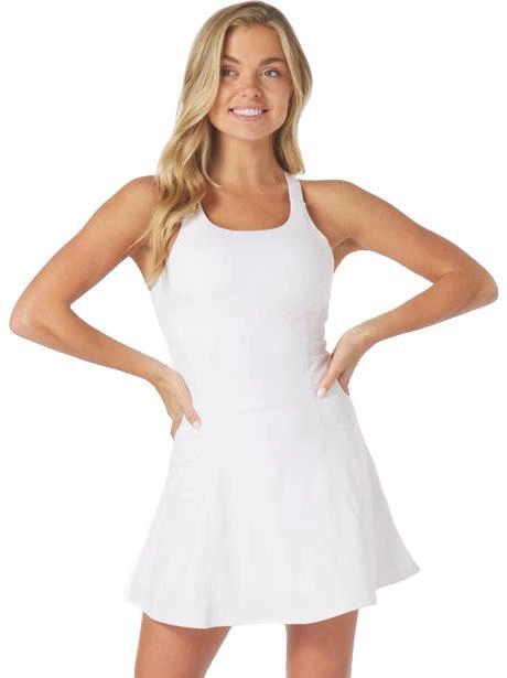 GLYDER Full Force Dress - White