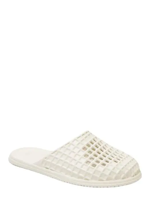 LUSSO CLOUD Rosa Perforated Slide - Bone White